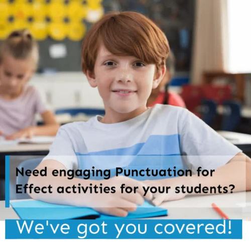 Punctuation for Effect Activities | Print & Digital | Distance Learning