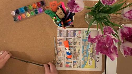 L'art visuel : Créer un collage DIGITAL AND PRINT (FSL/French Immersion)