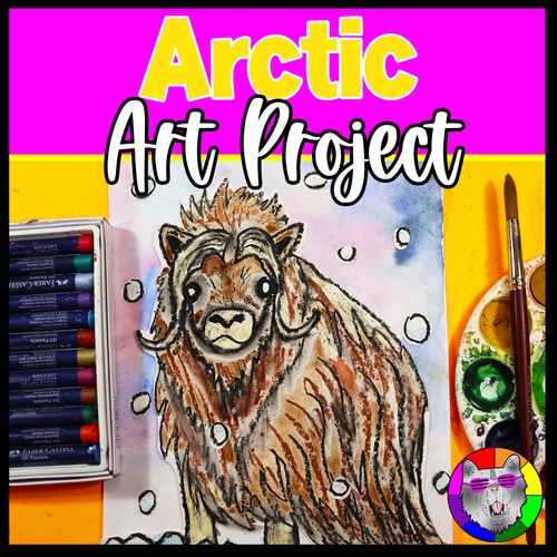 Winter Art Arctic Animal Art Project Muskox Art Lesson Canadian Animals