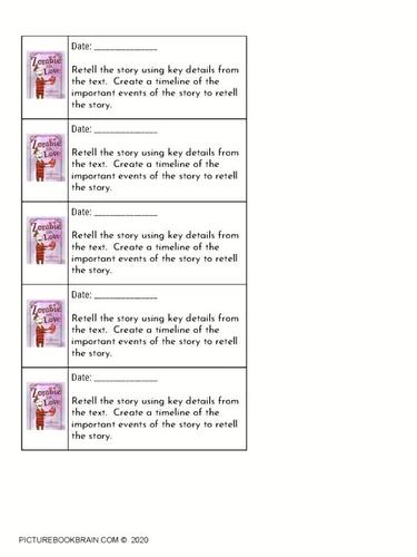 Zombie in Love by Kelly DiPucchio Lesson Plan and Activities | TPT