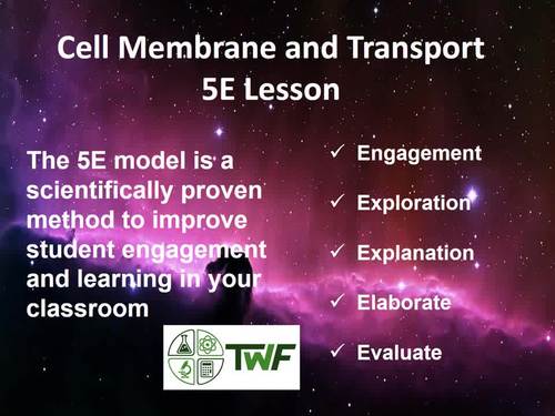 Cell Membrane and Transport - Complete 5E Lesson Bundle by Teach With Fergy