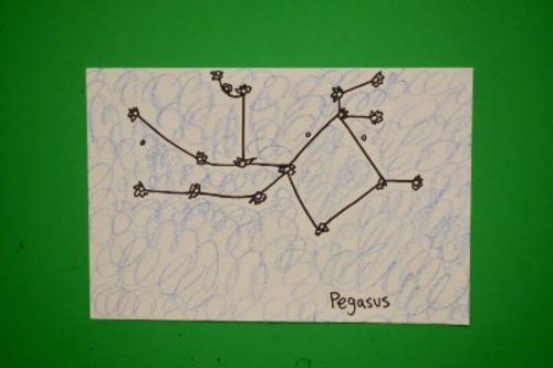 Let's Draw The Constellation - Pegasus! by Patty Fernandez Artist