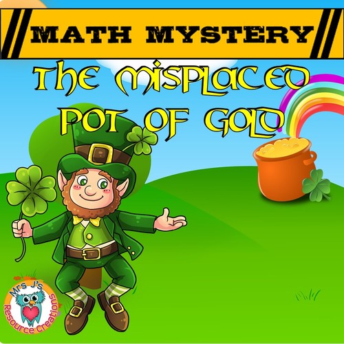 St Patrick's Day Math Mystery Video Hook by Mrs J's Resource Creations