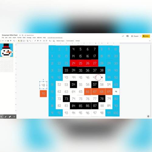 Digital Hundred Chart Mystery Picture Puzzles for Math Centers | TPT