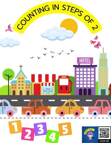 Interactive Skip Counting by 2s Activities | Digital Easel Worksheets ...