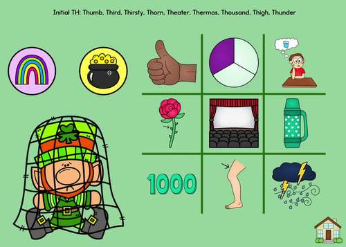 Digital St Patricks Day Articulation Tic Tac Toe Game by Jennie's ...