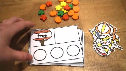 Fall Syllable Count Activity by Fun Hands-on Learning | TPT