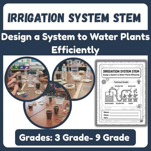 Irrigation System STEM Activity | Design a System to Water Plants ...