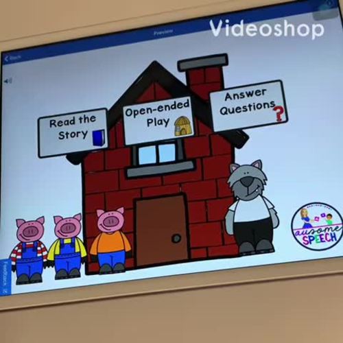 Fairy Tale Fable Boom Card for Preschool Speech Therapy: The Three ...