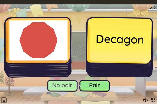 3rd Grade Geometry Shapes Quiz Game 2 | No Prep Instant Play by cdesignbykm