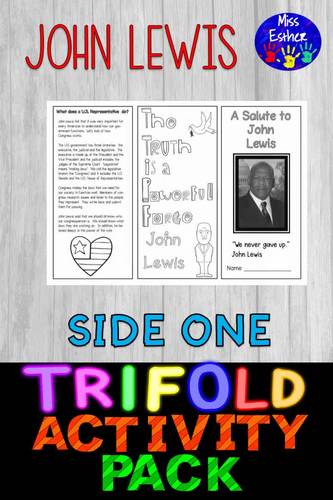 John Lewis Trifold PLUS 7 Resources by Miss Esther | TPT
