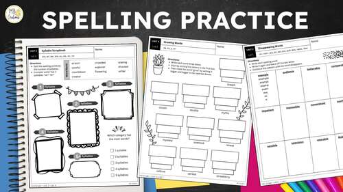 Third Grade Spelling Curriculum Magnetic Literacy U5 Spelling Sentence ...