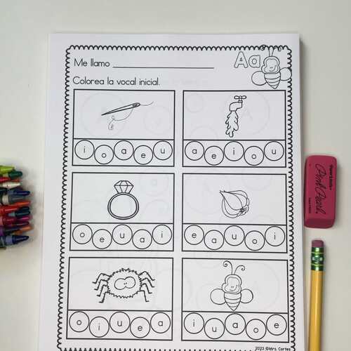 Fonética K-1: De sonidos a sílabas- Las vocales by mrscortes | TPT