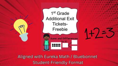 1st Grade Supplemental Module 1 Exit Tickets-Aligned with Eureka/Bluebonnet
