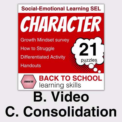 6Cs Character BC: Video Analysis and Consolidation (SEL Learning Skills)