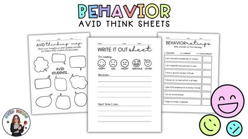 AVID Contract Review and Behavior Mistake Packet by AVID Nerds | TPT