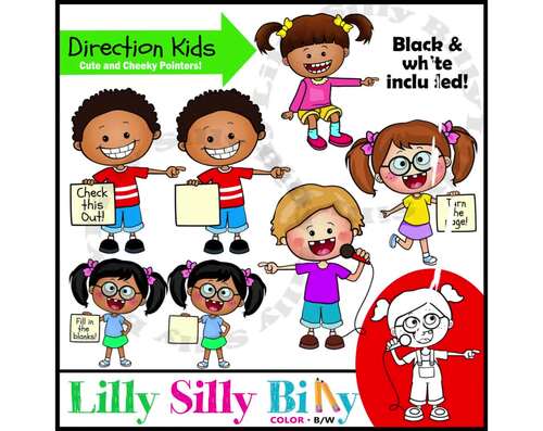 NEW Clipart GROWING BUNDLE!!! Super Cute Kids Variety Clipart. | TPT