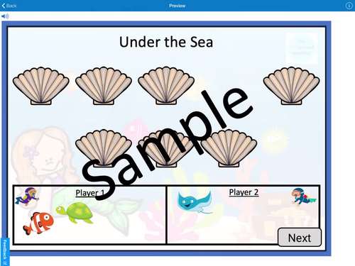 Open Ended Game Let's Take Turns Under the Sea BOOM Cards for Speech ...