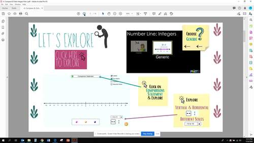Compare & Order Integers! Interactive Notes/Digital Lesson! | TPT