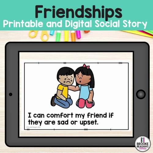 Social Story: Friendships - Being a Good Friend by Brooke Reagan