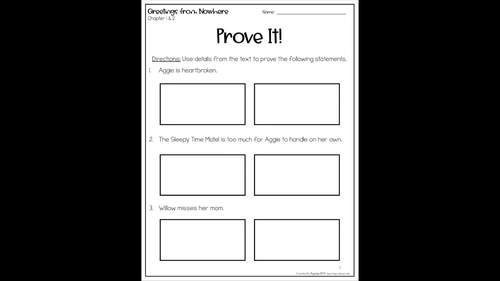 Greetings from Nowhere Novel Unit by Digging Deeper | TPT