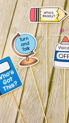 Classroom Management Signs - Hand-held Signs by Traci Bender - The ...