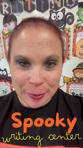 Spooky Halloween Writing Center by Create Your Balance With Literacy
