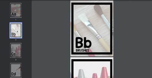 Art Class Alphabet Line - real photos! by Allie Szczecinski with Miss ...