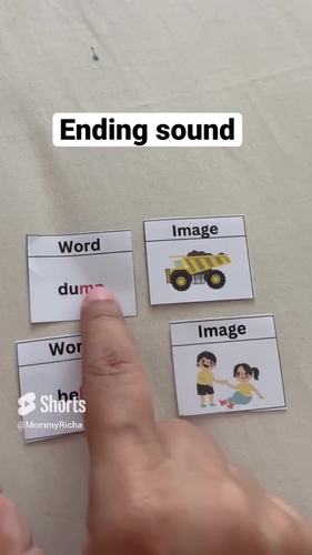 Ending Consonant Sounds Flashcards - Picture Sort & Consonant Blends | PDF