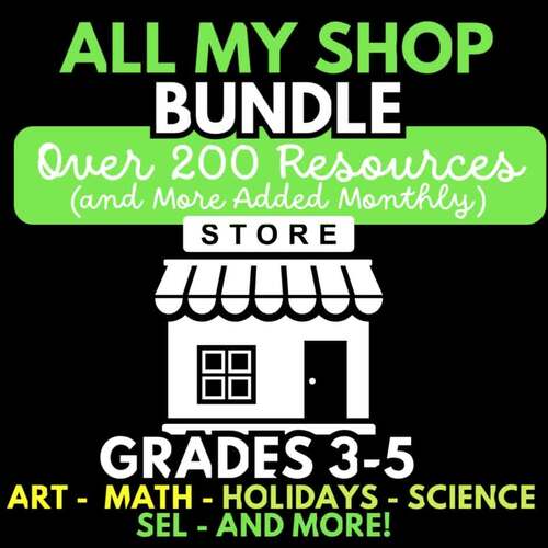Back to School: Complete Bundle - Art, Math, Science, SEL, and More ...