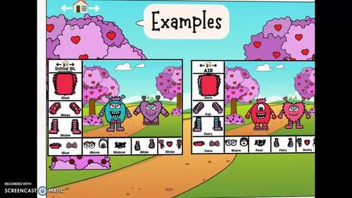 Build a Valentine's Monster BOOM Cards™ S, S-Blends, and Z Sounds - Speech
