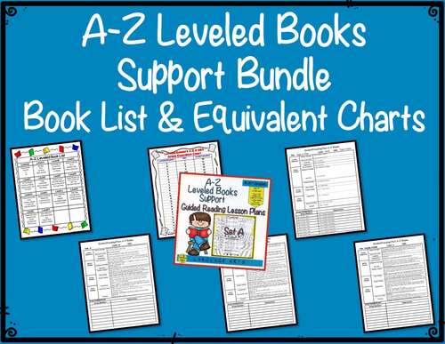 A-Z Books Support Bundle: Guided Reading Lesson Plans Sets A - C ...