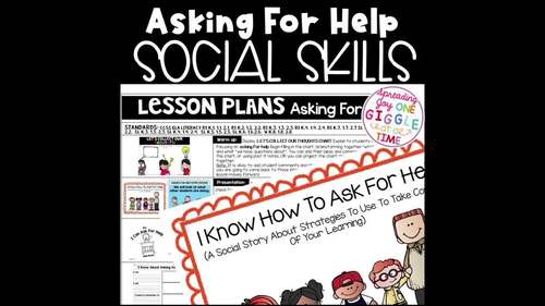 Asking For Help | Social Skills Lessons | Social Skills Activities | SEL