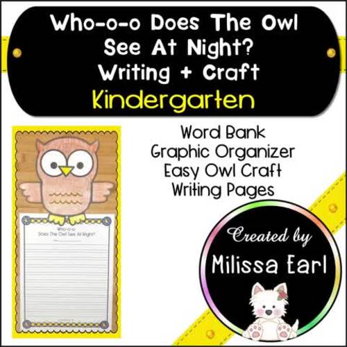 Who Does The Owl See At Night? K Level Creative Writing + Craft ...