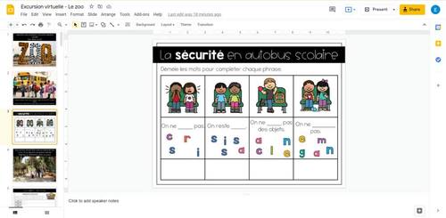 FRENCH DIGITAL VIRTUAL FIELD TRIP - ZOO - EXCURSION VIRTUELLE - GOOGLE ...