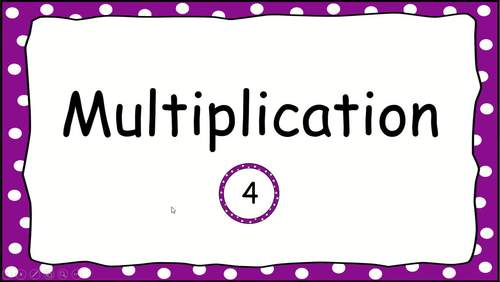 Multiplication and Division Timed PowerPoint 3 Times Tables & Division ...