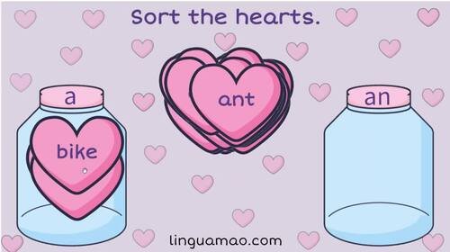 Articles a/an. Interactive genially quiz. St Valentine's day by ...