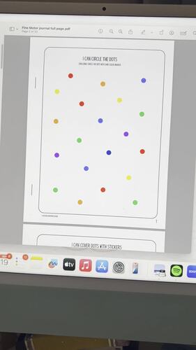 Fine Motor Journal Full Page by Ceslee Loves Preschool | TPT