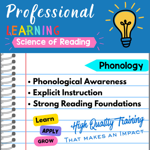 Phonological Awareness & Phonology Course | Science of Reading PD ...