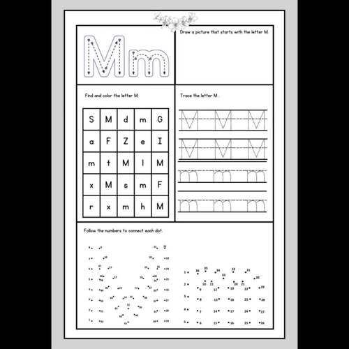 Practice Writing, Drawing Lines & Coloring A–Z | Alphabet Tracing | 26 ...