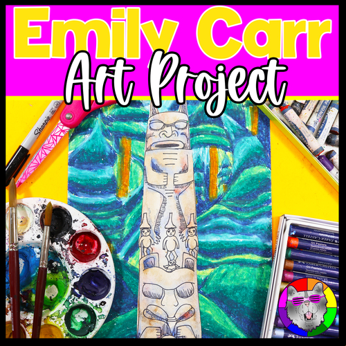 Art History Art Project Emily Carr Art Project Totem Pole Art Lesson ...
