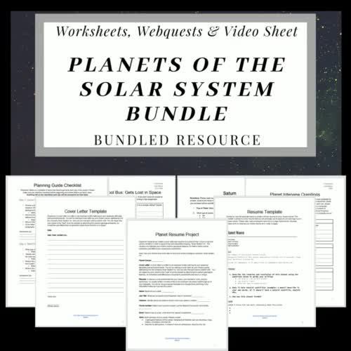Planets of Our Solar System Bundle: Project Based Learning | TPT