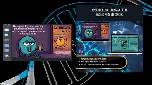 AP Biology UNIT 1 Chemistry of Life 1.6 Nucleic Acids Lesson Guide