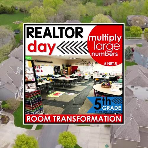 5th Grade Multiplication | 5th Grade Room Transformation | TpT