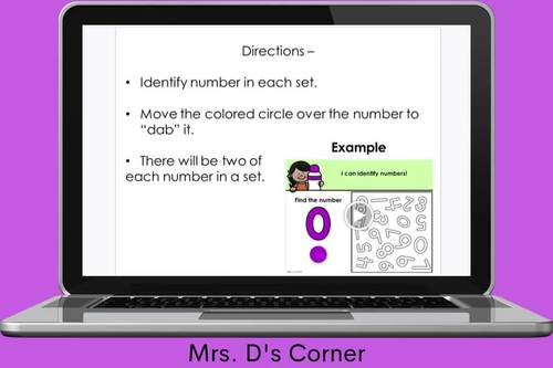 Identify and Dab a Number Digital Activity | Distance Learning by Mrs ...