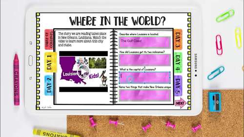 Trombone Shorty Read Aloud Mentor Text Unit Print & Google Slides Activity