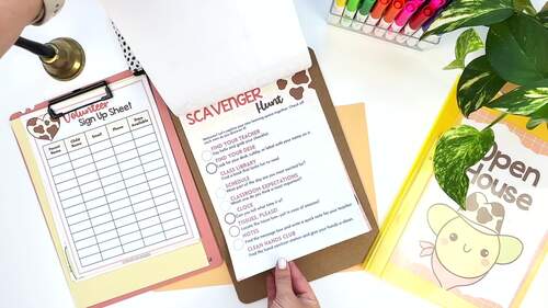 Back to School & Open House Retro Western, Meet the Teacher Night