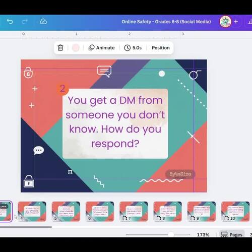 30 Digital Citizenship Task Cards | Grades 6–8 | Social Media ...