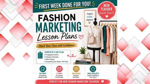Fashion Marketing Bundle | First Week Done-for-You | New Teacher ...