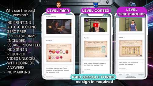 Digital Video Math Escape Room | Google Form No Prep | Grade 3-6 ...